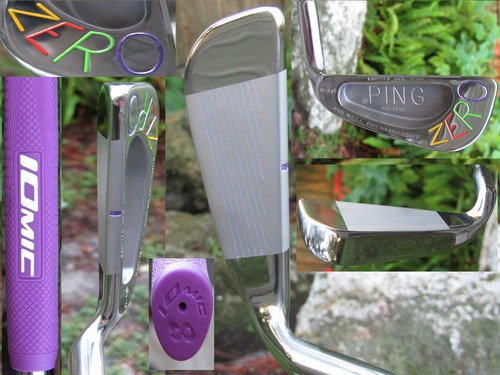 Stunning Stainless Steel PING ZERO Putter New IOMIC X Pistol Putter ...