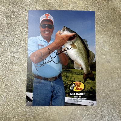 Bill Dance - SIGNED Bass Pro Shops Hero Card | eBay