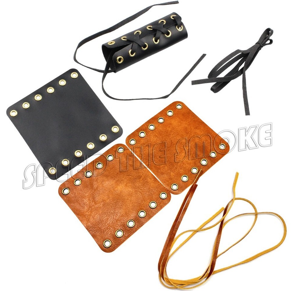 Motorcycle Bicycle Universal Retro Leather Hand Grips Cover Handle Bar ...