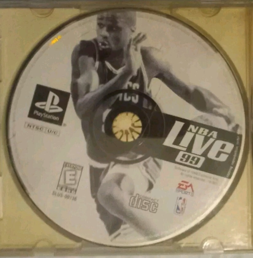 🏀 🏀 PlayStation 1 PS1 NBA Live 99 Disc tested and works Great Game Good ...