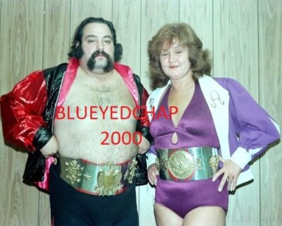 MARK POLE & KITTY ADAMS GIRL WRESTLER 8 X 10 WRESTLING PHOTO WWF NWA | eBay