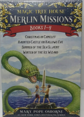 Magic Tree House Merlin Missions Books 1-4 Boxed Set by Mary Pope ...