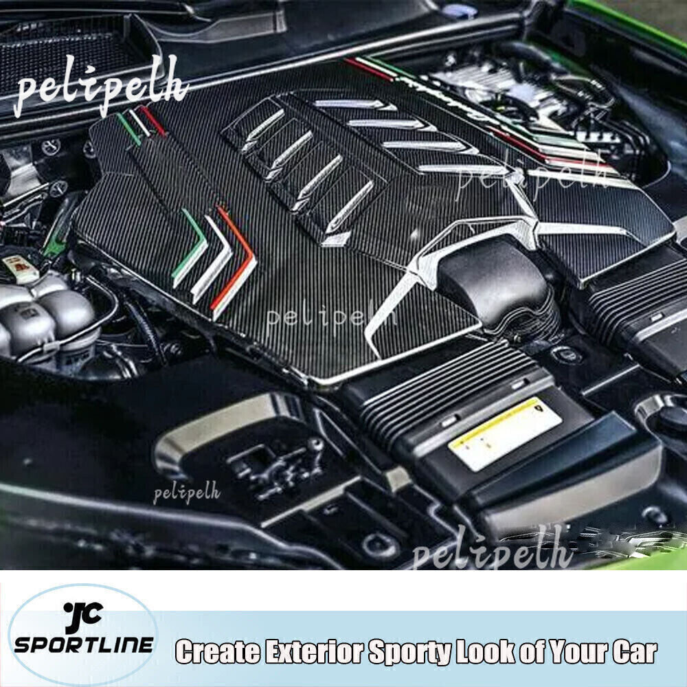 For Lamborghini Urus 2018-22 Dry Carbon Fiber Engine Hood Cover Bay ...