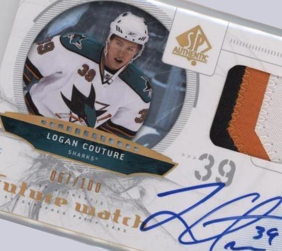 2009-10 SP Authentic - Autographed Future Watch Logan Couture #259 ...