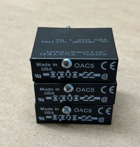 Lot of 3 Opto 22 OAC5 Modules 120VAC 1.5A | eBay
