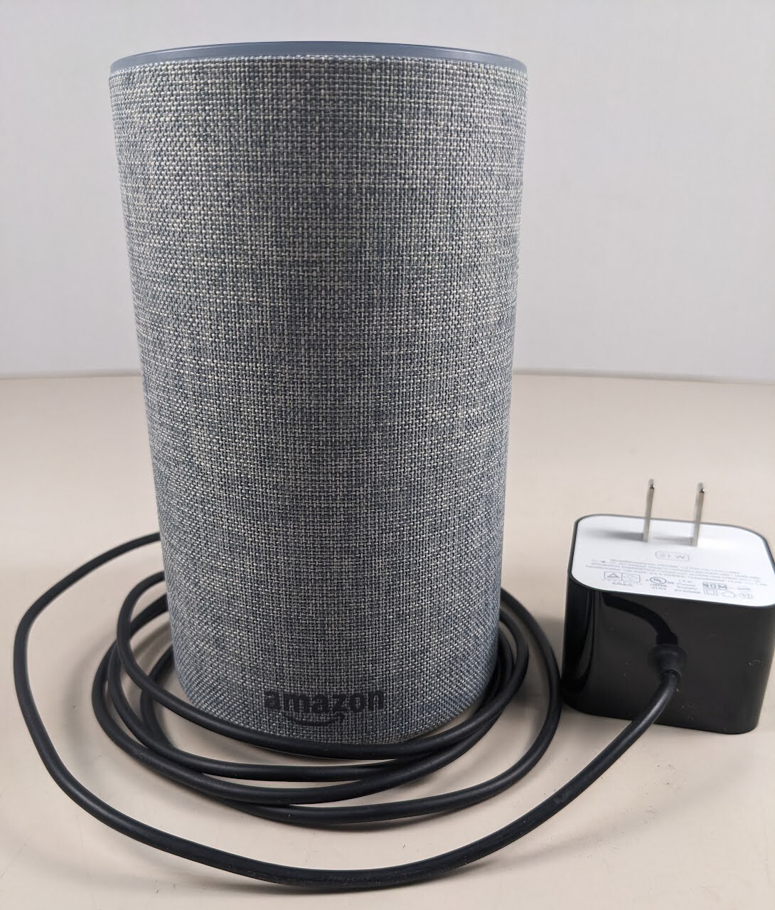 Amazon Echo (2nd Generation) Smart Speaker with Alexa - Heather Gray Fabric