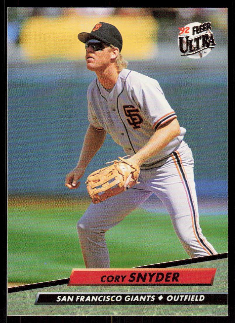 1992 Ultra 595 Cory Snyder San Francisco Giants | eBay