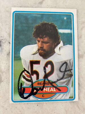 Dan Neal signed CHICAGO BEARS card 1980 Topps | eBay