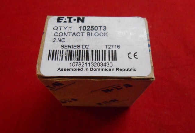 Eaton 10250T3 Contact Block 2 NC Series D2 for sale online | eBay