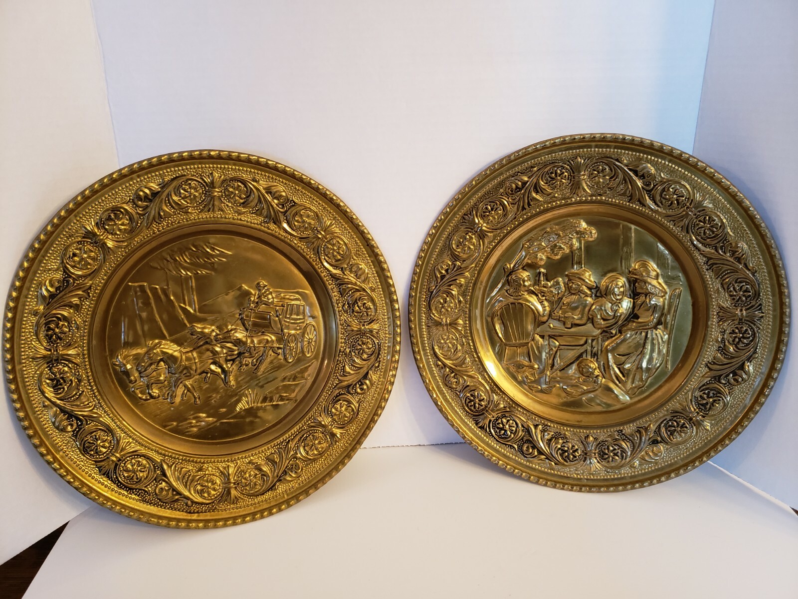 Antique Brass Plate