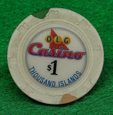 OLG CASINO THOUSAND ISLANDS CANADA $1 CASINO CHIP CHEQUE | eBay