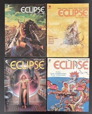 ECLIPSE THE MAGAZINE 1981 NO. 1 MAY - NO. 2 JULY - NO. 3 NOV. & NO. 4 JAN 1982 | eBay