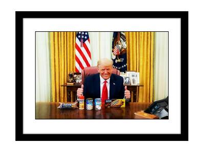 Donald Trump 5x7 photo print Goya products president oval office maga ...