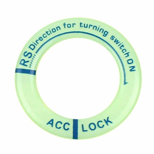 Aluminum Luminous Ignition Key Ring Switch Sticker 3M Tape Decal ...