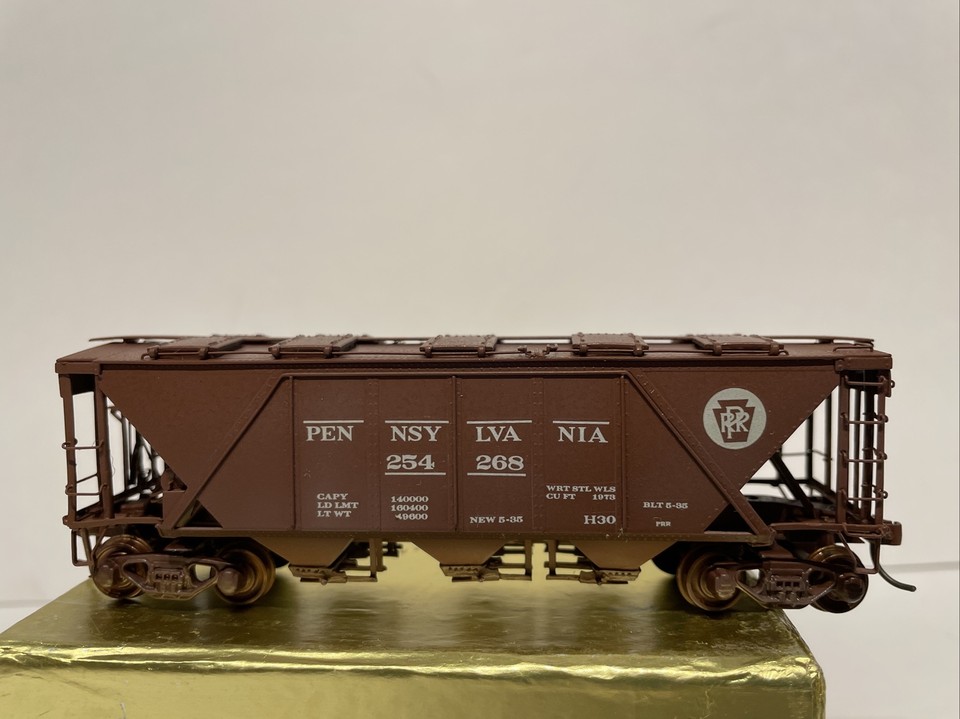 HO Oriental Limited PRR H30 Covered Hopper Brass Custom Painted #254268 ...