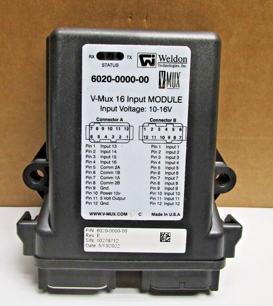 Weldon V-MUX 16X0 P/N 6020-0000-00 E 16 Digital Inputs for sale online ...