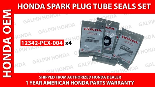 GENUINE OEM HONDA SPARK PLUG TUBE SEAL SET OF 4 [12342-PCX-004] | eBay