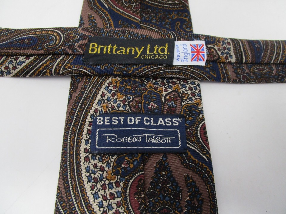 Brittany Ltd Robert Talbot Best of Class Necktie woven in England | eBay
