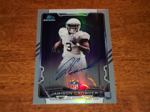 2015 Bowman Rookie Chrome Refractor Auto Jamison Crowder | eBay