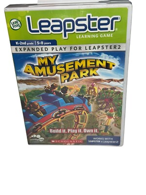 Leap Frog Leapster My Amusement Park Learning Game K-2nd Grade 5-8 ...