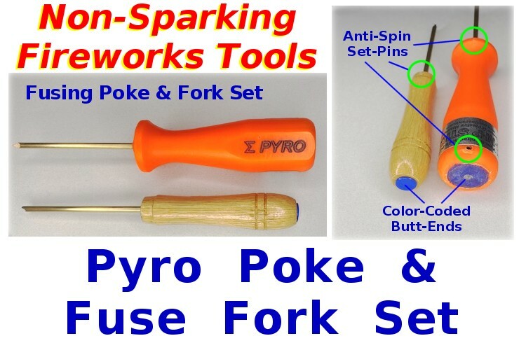 Pyro Poke Brass Sparkless Awl Tools Non-Sparking Fireworks Sigma ...