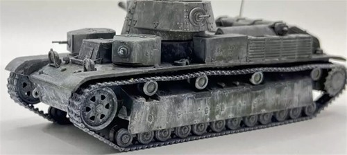 1/72 for A.M Soviet T-28 Multi-turret Medium Tank snow version Pre ...