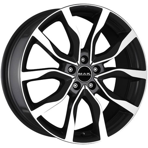 JANTES ROUES MAK KOLN W POUR TOYOTA YARIS 6.5X16 5X100 BLACK MIRROR Y9E ...