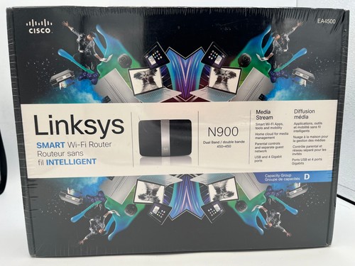 Cisco Linksys EA4500 N900 Dual Band Wi-Fi Wireless Router - New ...