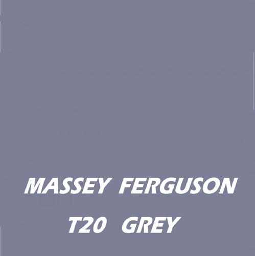 MASSEY FERGUSON T20 GREY Agricultural Tractor Machinery Enamel Gloss ...