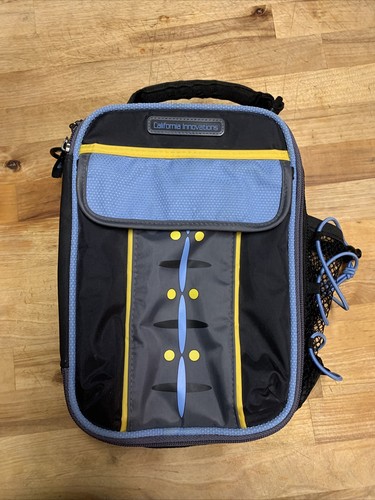 California Innovations Insulated Lunch Bag Cooler Box Blue Yellow Good ...