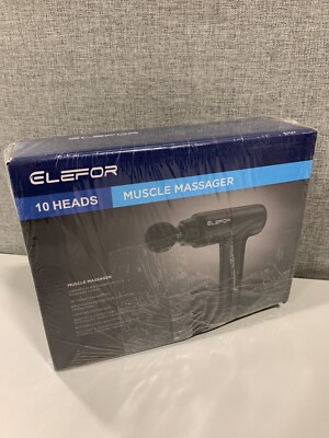 Elefor Muscle Massager, 10 Heads, 20 speeds,Rechargeable, Cordless | eBay