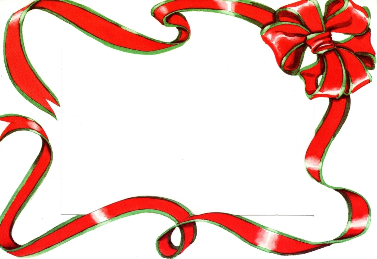 Christmas Ribbon Divider
