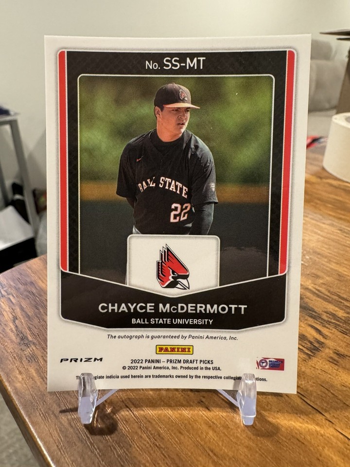 2022 Prizm Draft Picks Signing Sessions Silver Prospect Auto Chayce ...