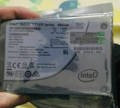 Intel S3520 Series 480GB SSD 2.5" SATA III Solid State Drive ...