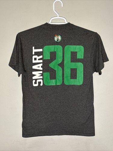 Majestic Boston Celtics #36 Marcus Smart Homage Graphic Shirt Size ...