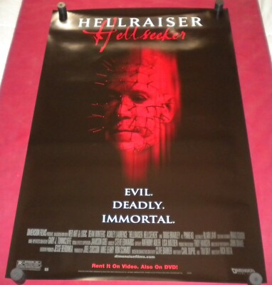 Hellraiser VI Hellseeker Movie Poster 26 x 40 S/S Doug Bradley Ashley ...