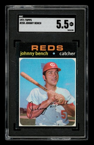 1971 Topps Set-Break #250 Johnny Bench SGC 5.5 EX+ | eBay