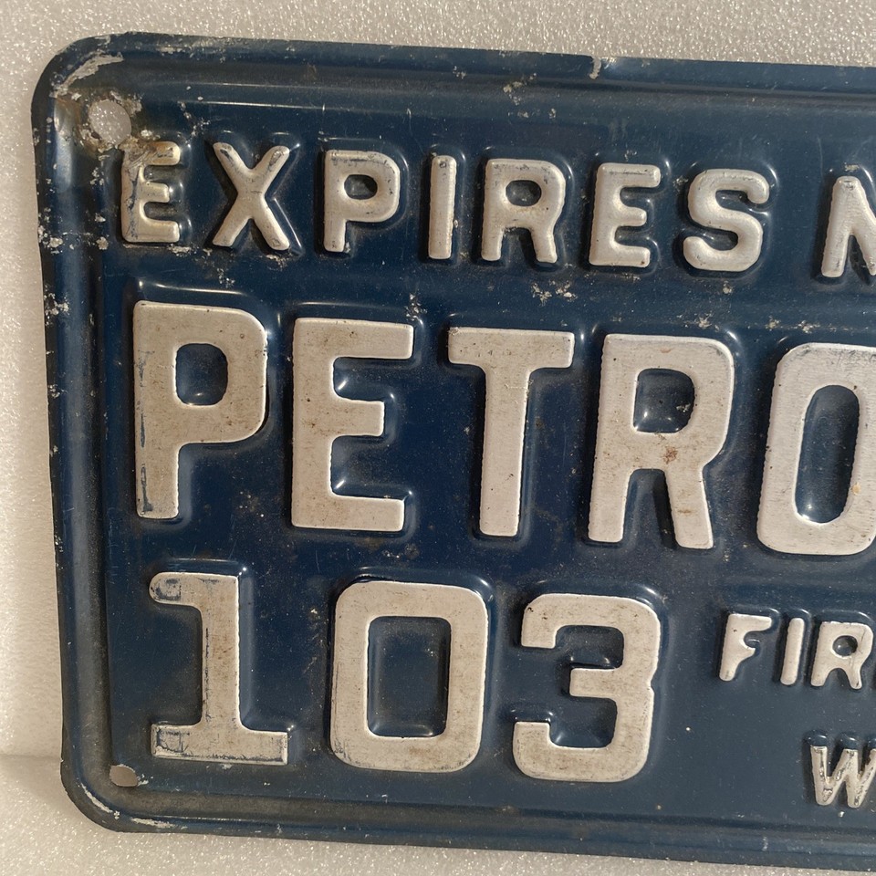 1949 49 CONNECTICUT CT PETROLEUM GAS FIRE MARSHALL WEST HAVEN LICENSE ...