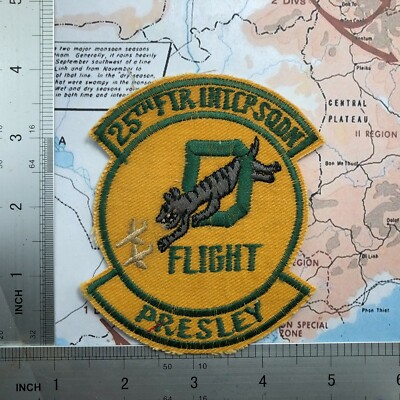 patch , USAF 25th FIS Fighter Interceptor Squadron D Flight Presley ...