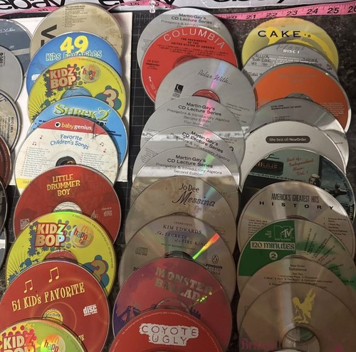 LOT of 100 Loose Music Cds (Discs Only) Random Assorted CDs See ...