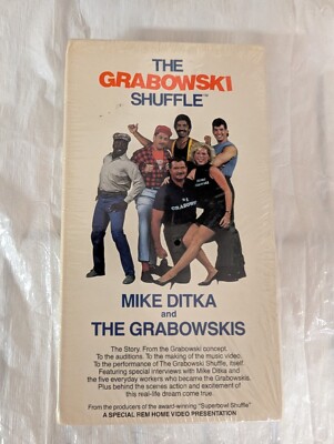 Chicago Bears Head Coach Mike Ditka VHS Tape The Grabowski Shuffle ...