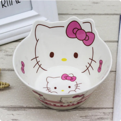 Sanroed Hello Kitty F Melamine Anti-drop and Anti-scald Anime Tableware ...