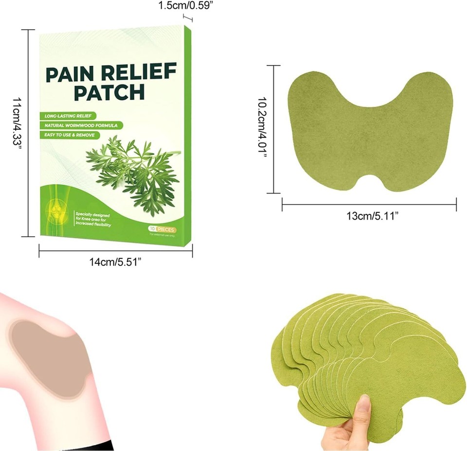10-100PCS Knee Pain Relief Patches for Pain Relief,Well Knee Pain ...