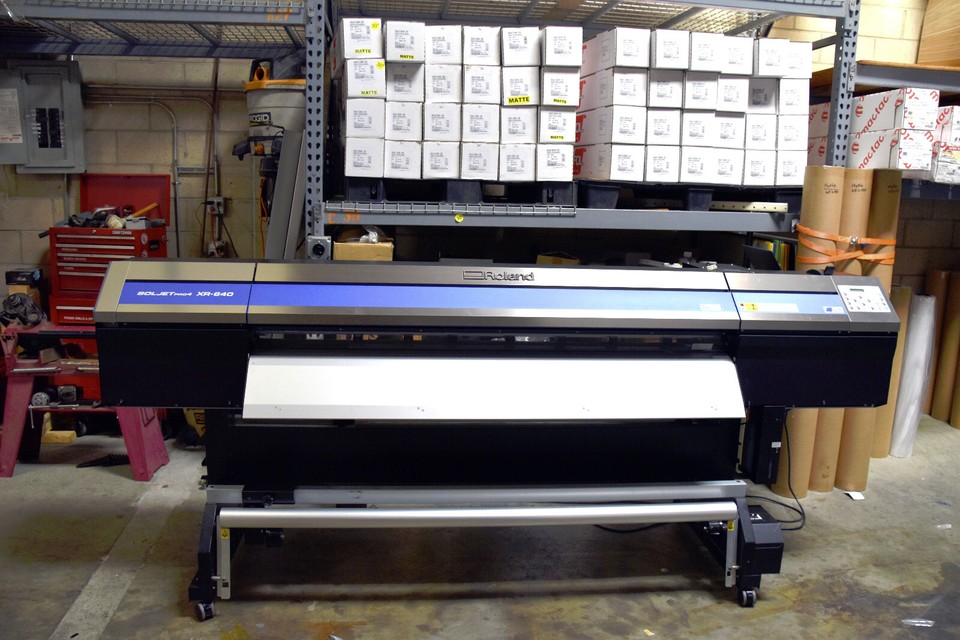 Refurbished Roland XR-640 Pro4 Eco-Solvent 64" Printer/Cutter | eBay