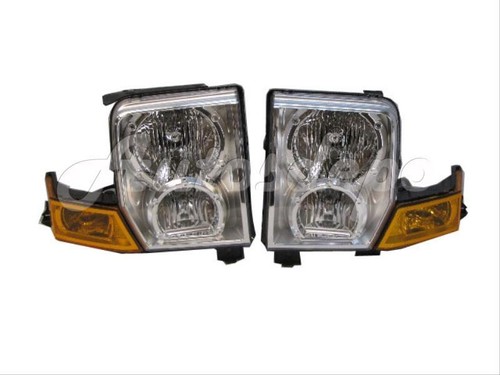 FOR 2006-2010 JEEP COMMANDER HEADLAMP HEADLIGHT ASSY W/BULB SET=LH+RH ...