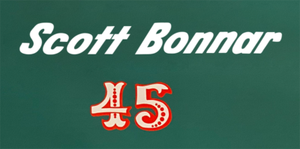 Scott Bonnar 45 Decal - Chain Cover - Vintage Mower Decals | eBay