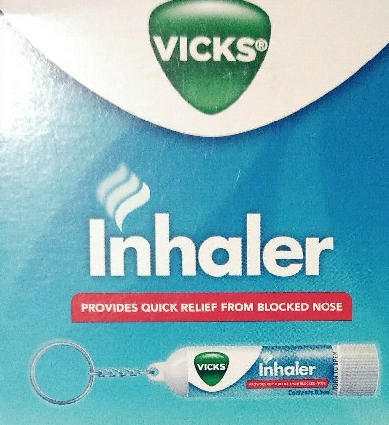 Vicks Inhaler Nasal Congestion Allergy Blocked Nose Key Chain 2 Pc | eBay