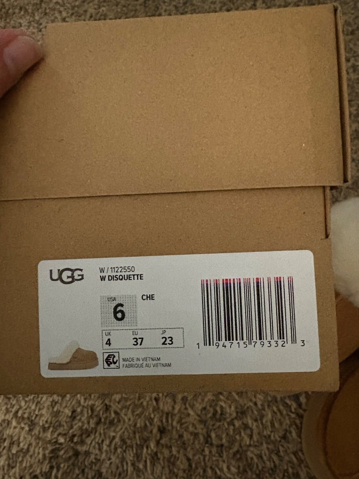UGG disquette platform slippers- women’s, size 6 | eBay