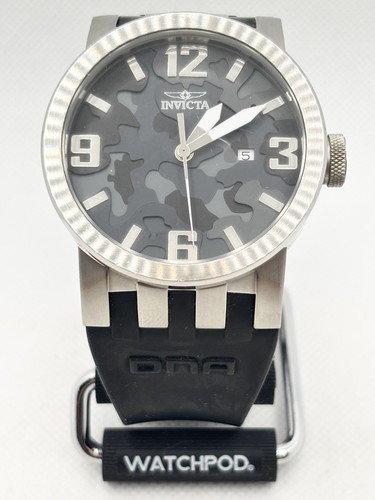 Preloved Stainless Steel INVICTA DNA CAMOUFLAGE #10455 Quartz Watch ...