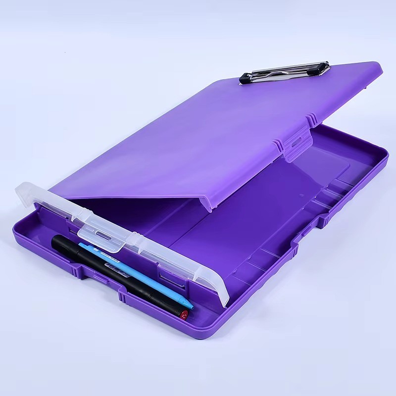 Clipboard with Storage Case Plastic A4 Clipboard box Clip Boards with ...